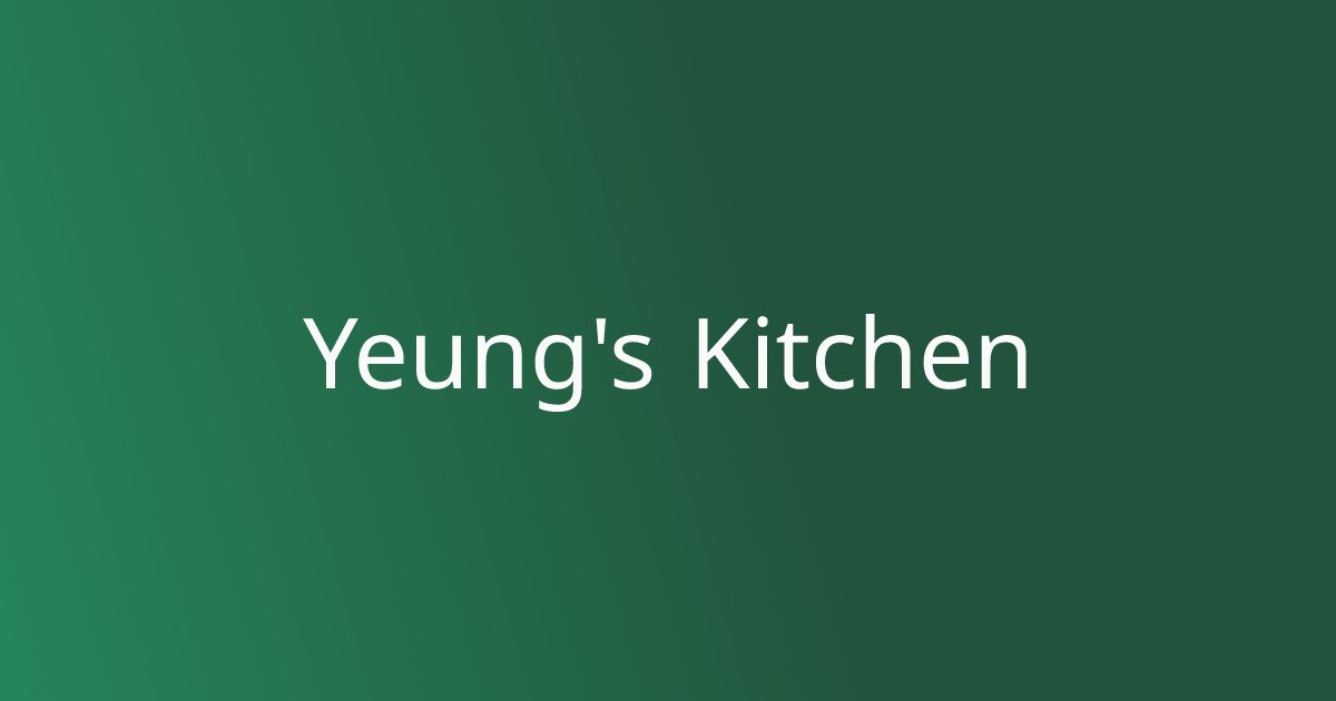 Order Authentic Chinese Online | Yeung's Kitchen - Pickup Available